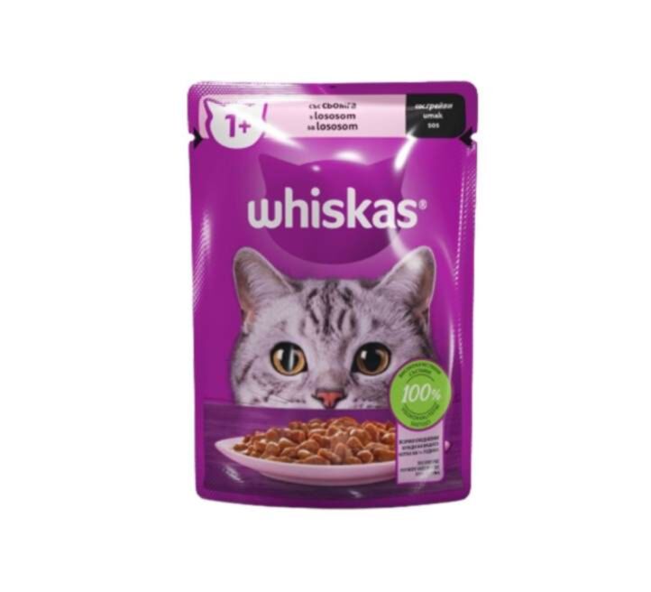 WHISKAS KESICA LOSOS 85GR