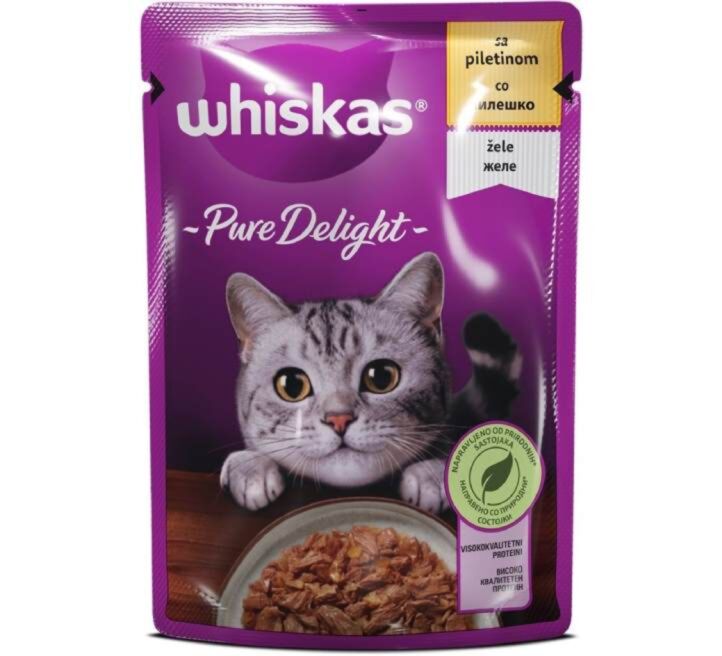 Whiskas Kesica Pure delighit piletina 85 gr