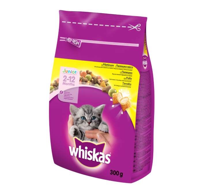 Whiskas Hrana za mačiće junior piletina 300 g