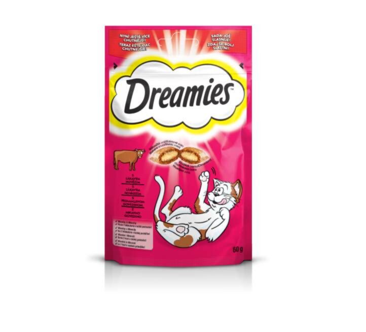 DREAMIES POSLASTICA ZA MAČKE GOVEDINA 60 G