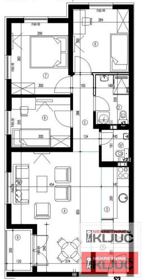 ADICE, 70m2, Troiposoban sa pdv