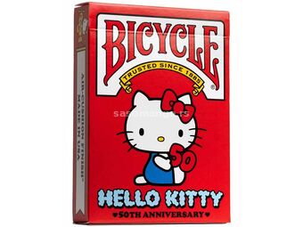 Karte Bicycle Ultimates - Hello Kitty - 50th Anniversary - Playing Cards