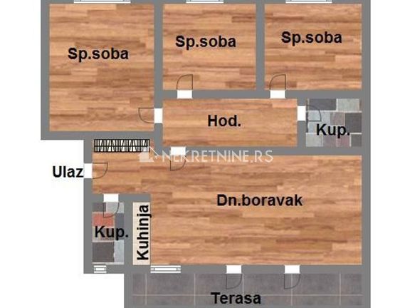 Troiposoban stan u izgradnji na Klisi, 60m2