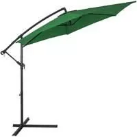 Viseći suncobran 3m Parasol Zelena