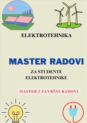 Master, završni seminarski radovi - Elektrotehnika