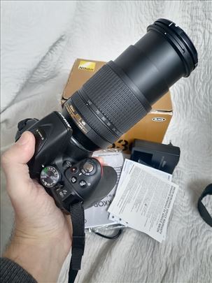 Nikon D5300 sa objek. 18-140 samo 4423 okidanja