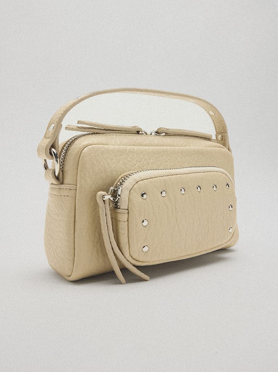 Crossbody bag with studs