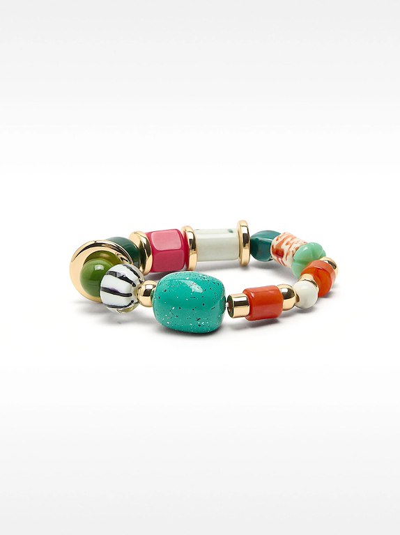 Bracelet with multicolor ceramic