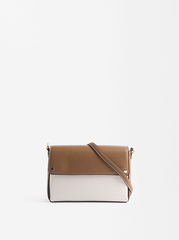 Color block crossbody bag