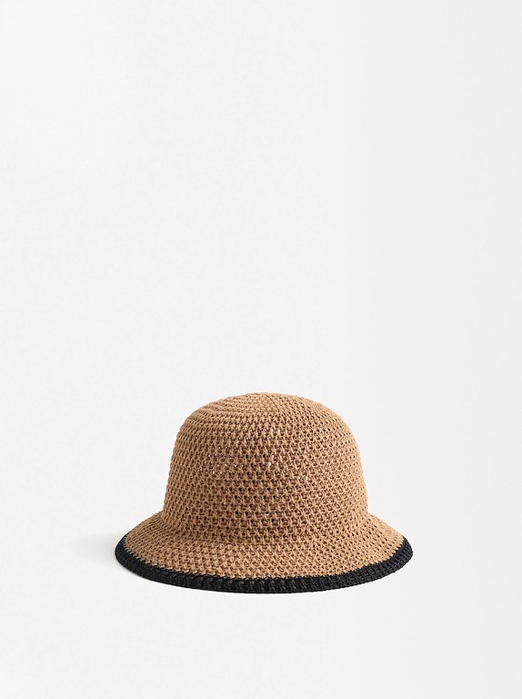 Knitted bucket hat