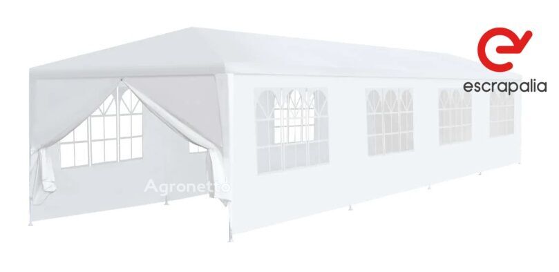 Prodaje se Carpa para Eventos de Acero y Lona Blanca de 12x3 metros (Nueva) šatorski hangar na aukciji