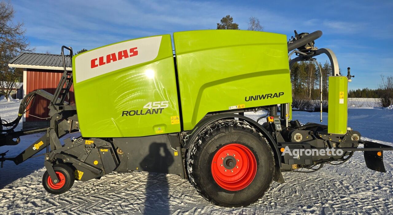 Claas Rollant 455 Uniwrap balirka za okrugle bale