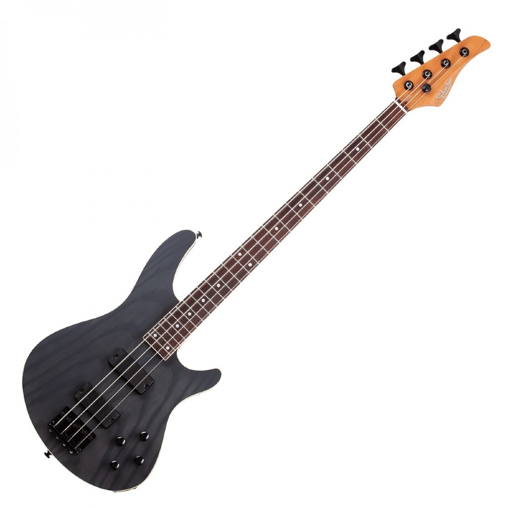 Schecter C-4 Charcoal Satin 3971 bas gitara