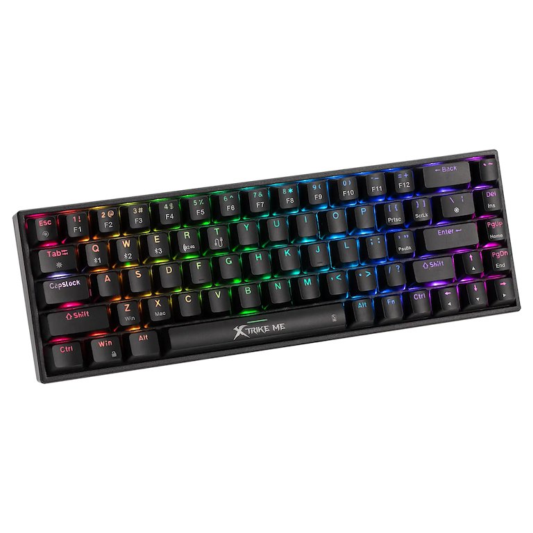 Bežična tastatura Xtrike GK993W mehanička crna