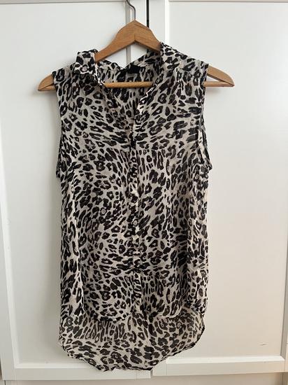 H&M prozirna kosulja u animal printu