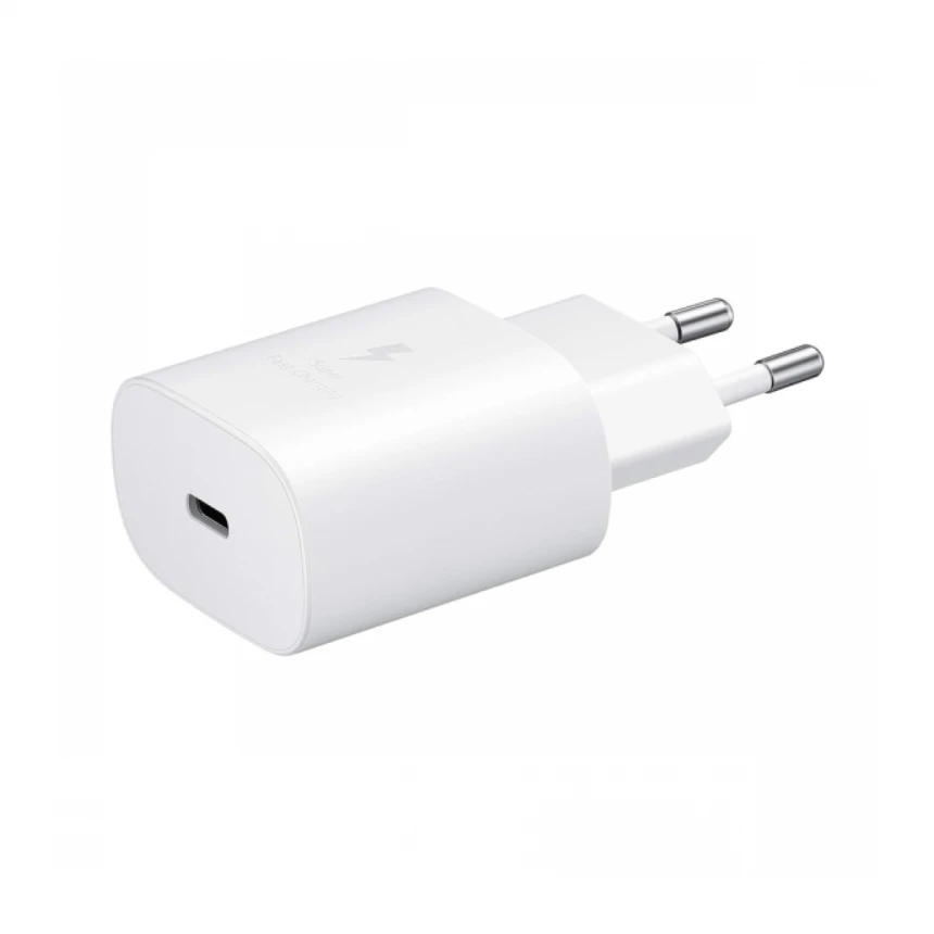 Kućni punjač Samsung PD 3A 25W Type C bez kabla beli BULK (EP-TA800NWE)