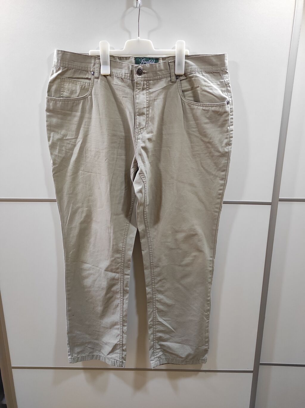 Pantalone, XL (EU 54), Chiago, Klasične, bоја - Bež