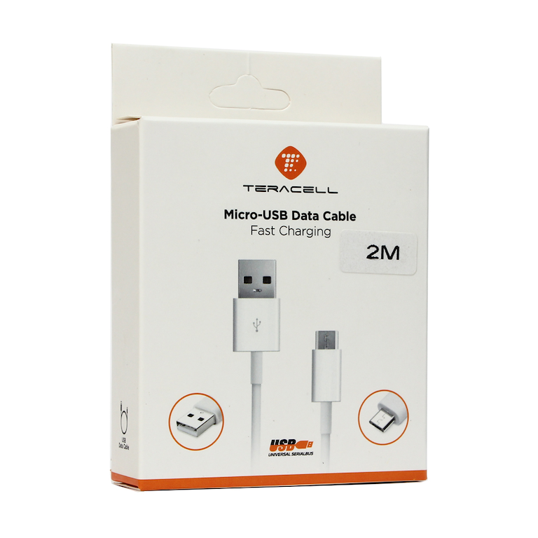 Teracell USB data kabl - PS4 konzolu beli 2m