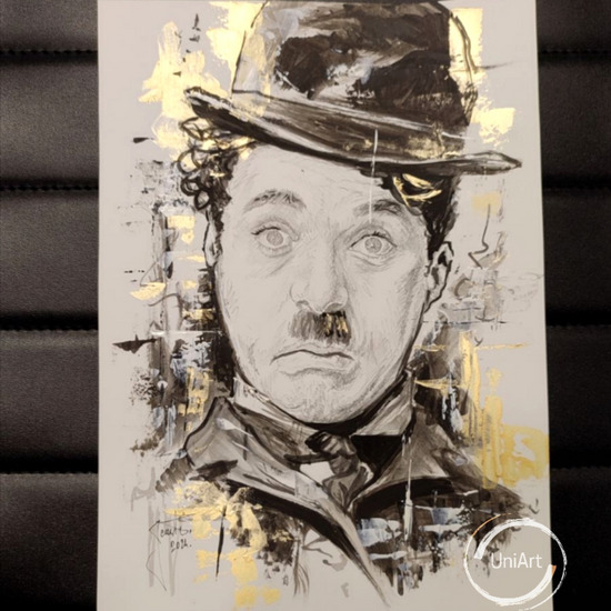 Čarli Čaplin (Charlie Chaplin) portret