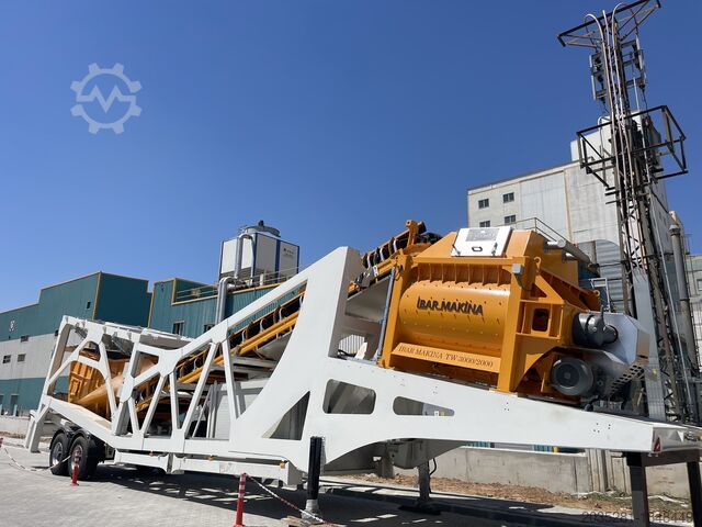 Fabrika za mešanje pokretnog betona
İBAR MAKİNA 100m3 mobile concrete batching plant