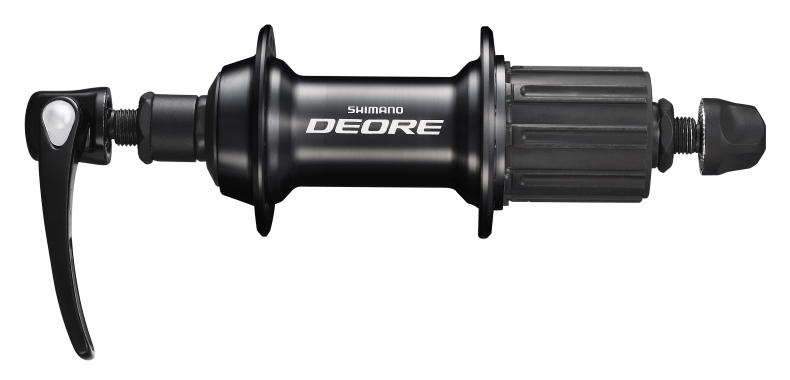 *NABLA ZADNJA SHIMANO DEORE FH-T610-L, 32H, 8/9/10 BRZINA, OLD 135MM, AXLE 146MM, QR 168MM, BLACK, IND.PACK