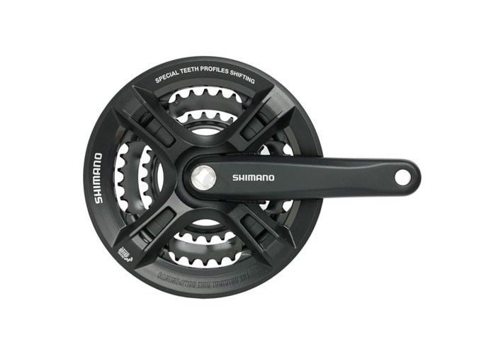 *POGON SHIMANO ALTUS FC-M311-L 42X32X22T 7/8 BRZINA 175MM SQUARE CRNI SA ZAŠTITOM OD LANCA