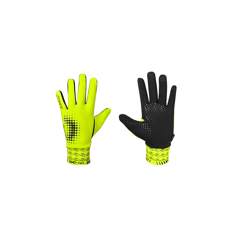 RUKAVICE FORCE EXTRA proleće-jesen, fluo - XL