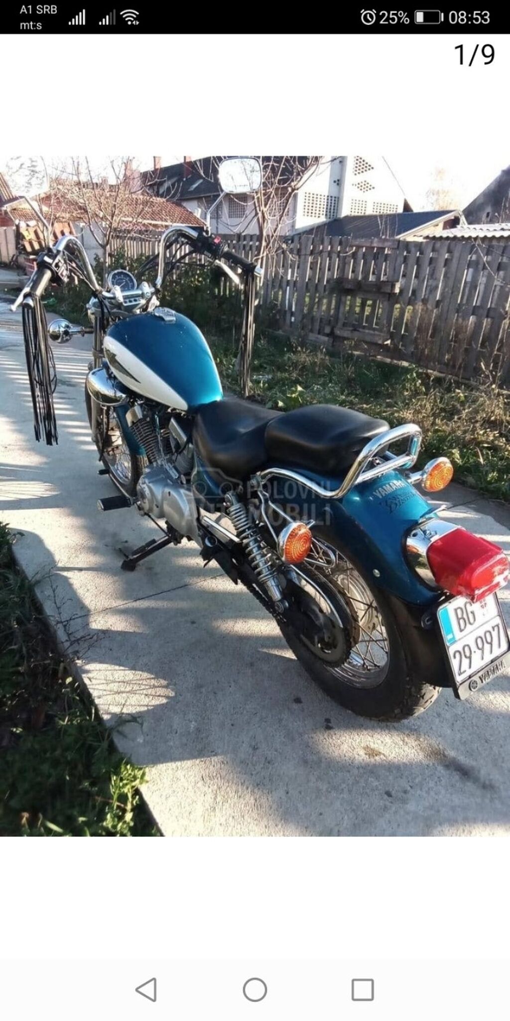 Yamaha virago xv125,1997.godiste motor ispravan uradjen servis gume