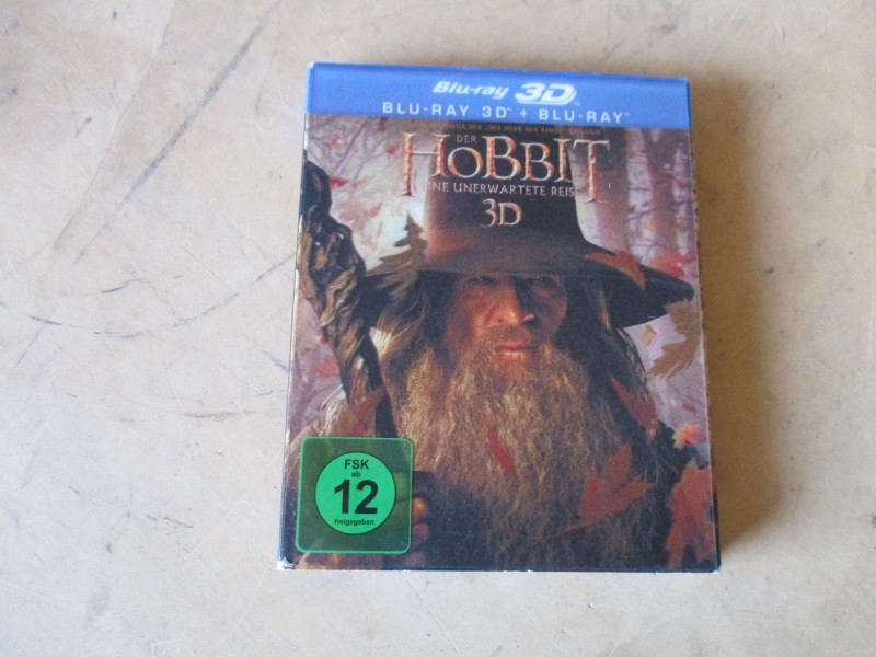 3D Blu-Ray film HOBBIT - 4 diska