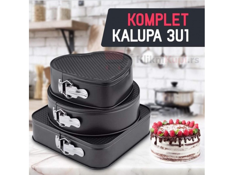 TRI KALUPA za torte i kolače !