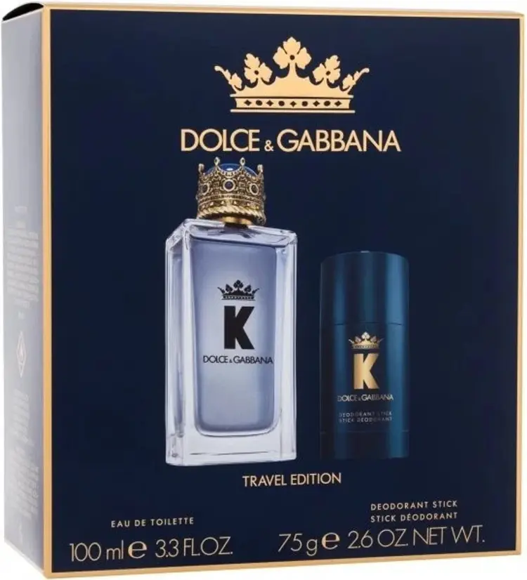 Dolce & Gabbana K Men set (EDT 100 ml + DEO 75 ml)