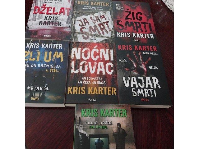 KRIS KARTER - LOT OD 7 KNJIGA