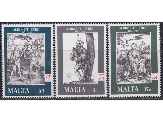 Malta 1978 450 godina od smrti Albera Direra čisto