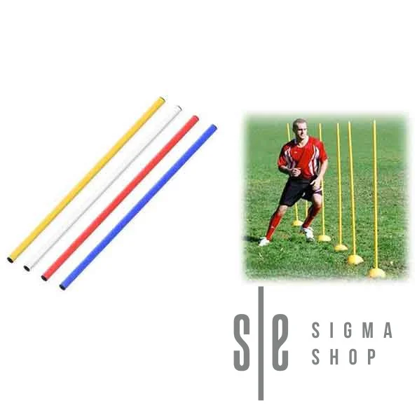 PVC štapovi za trening agilnostu-slalom + baza 60cm