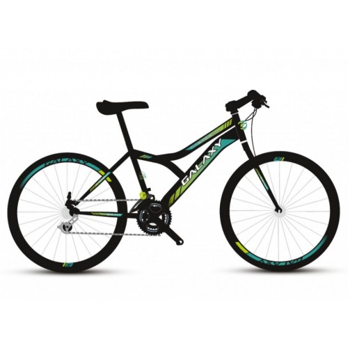 Bicikl GALAXY CASPER 260 26"/18 crna/tirkiz/zelena