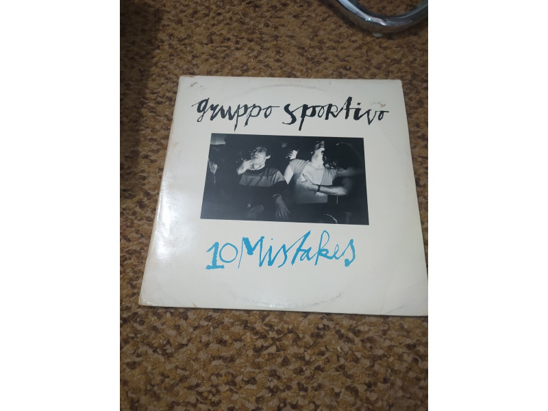 Gruppo Sportivo – 10 Mistakes (UK LP 1978)