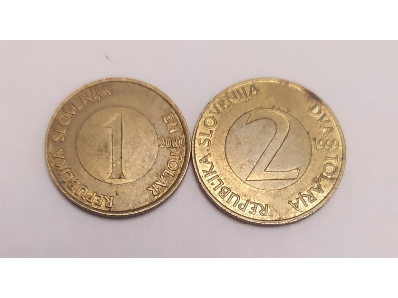 ** SLOVENIJA - 1 i 2 TOLARA 1999/2000. **