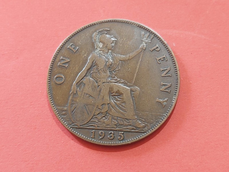 Britanija - 1 penny 1935 god