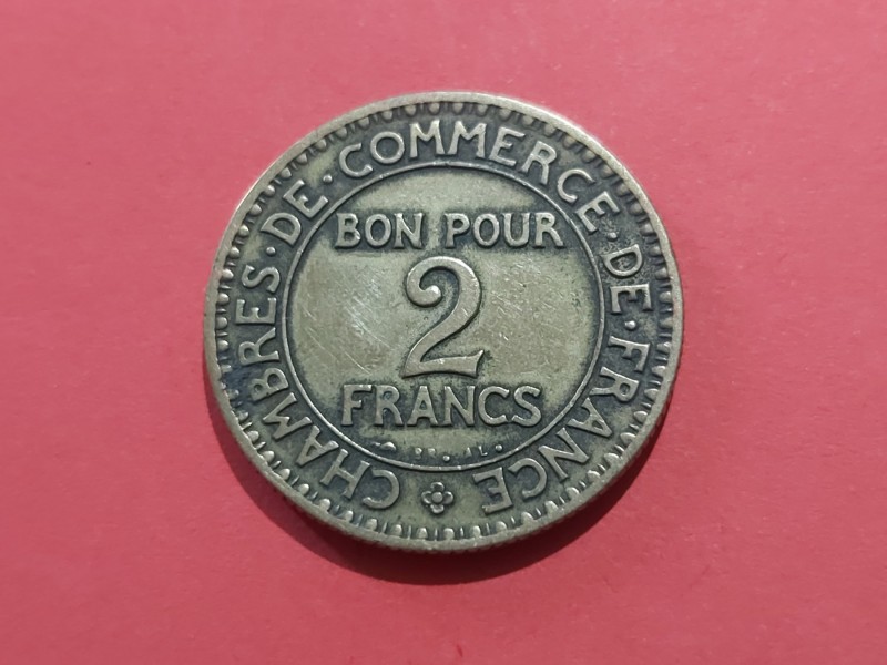 Francuska - 2 francs 1923 god