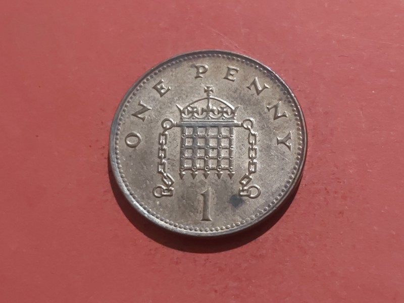 Britanija - 1 penny 1999 god