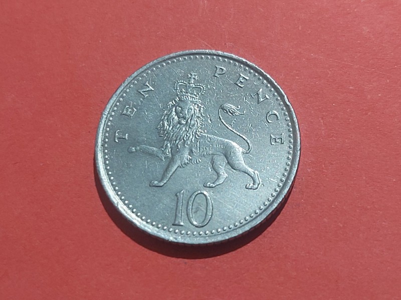 Britanija - 10 pence 1992 god