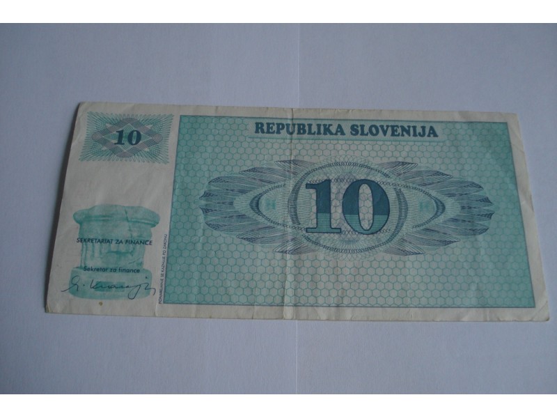 REPUBLIKA SLOVENIJA - 10 TOLARA