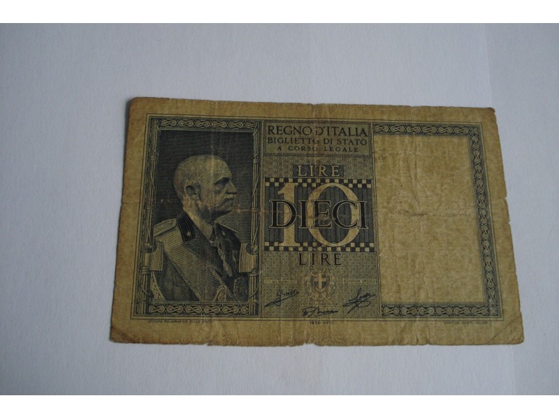 ITALIJA - 10 LIRA - 1935