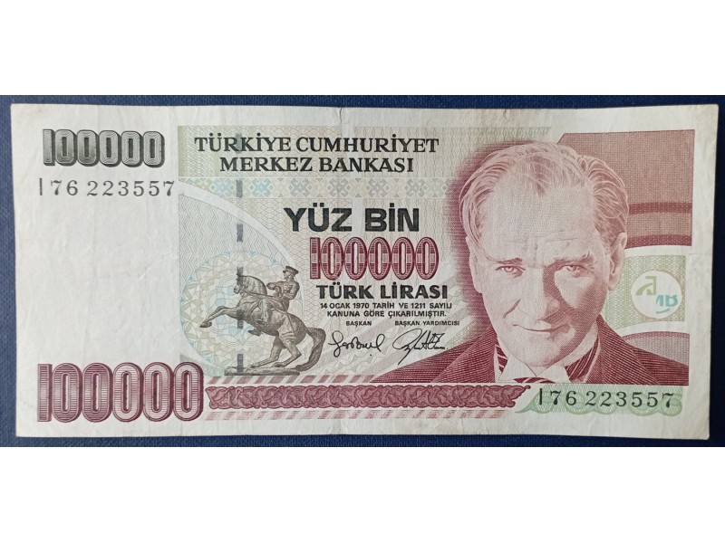 Turska - 100000 lira - 1996