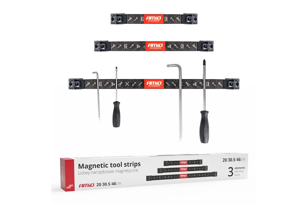 Set magnetnih držača alata 1k20cm 1k30.5cm 1k46cm AMIO-04263 Preporučujemo