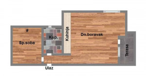 Jednoiposoban - 40m2 - Adice !