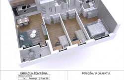 Stan,NOVI SAD,PODBARA,kv: 75, € 254900, ID: 1029882