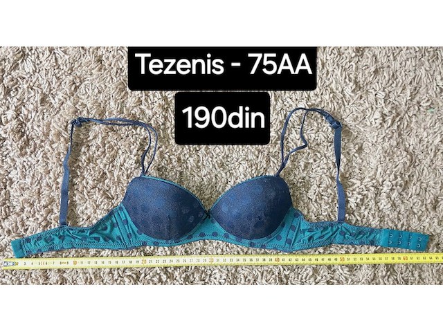 Tezenis grudnjak brushalter plavi zeleni 75AA