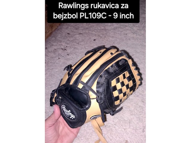 Rawlings dečija rukavica za bejzbol PL109C - kao NOVO