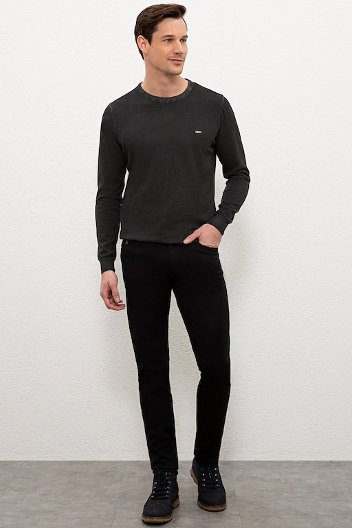 Muške Crne Pantalone